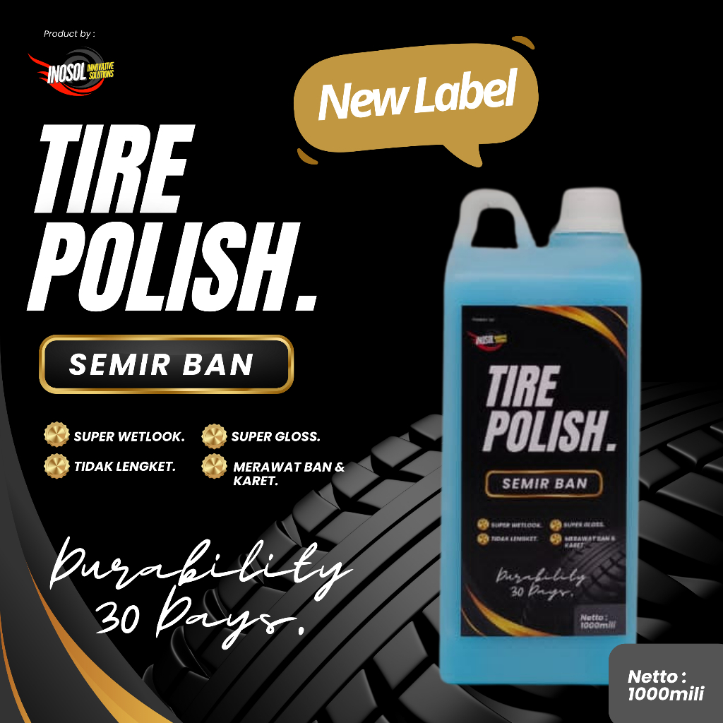 Jual INOSOL | Tire Gel Polish Semir Ban Gel Premium 1 Liter / Semir ban ...