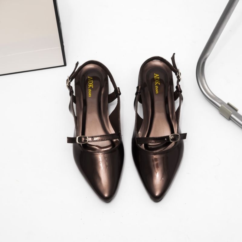 Jual adk shoes OKANA heels 3 cm sepatu wanita mary jane style | Shopee ...