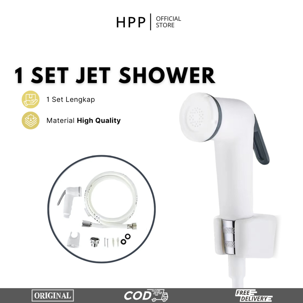 Jual HPP 1 Set Jet Shower Kloset Kamar Mandi Bidet Pvc | Shopee Indonesia