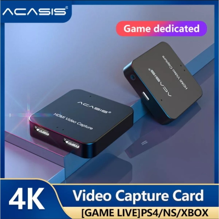 Jual ACASIS 4K HDMI Video Capture Card For Game Streaming/Live | Shopee ...