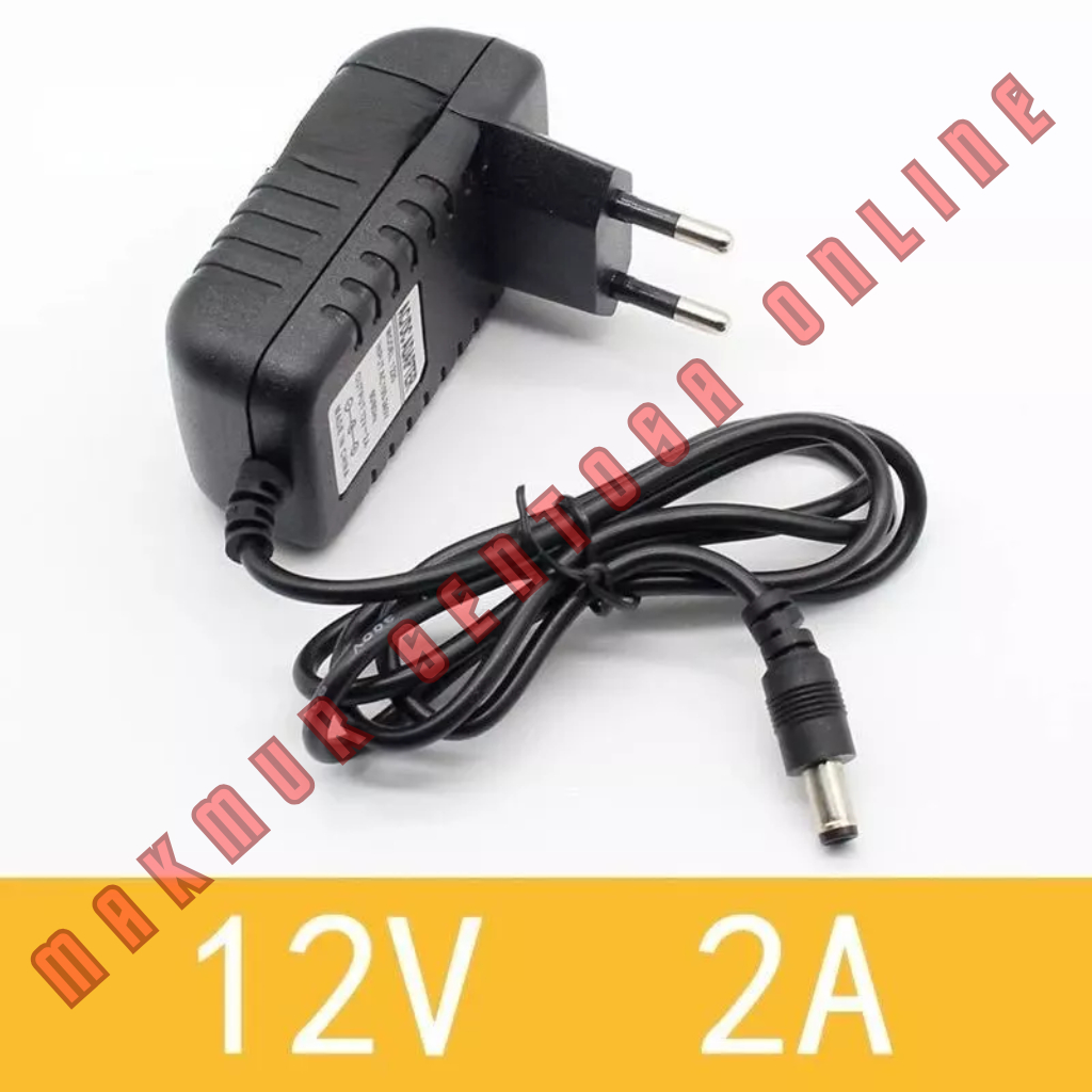 Jual ADAPTOR CCTV 12V 2A POWER ADAPTER LED DC 12 V 2 A MODEM ROUTER 12 Volt 2 Ampere | Shopee ...