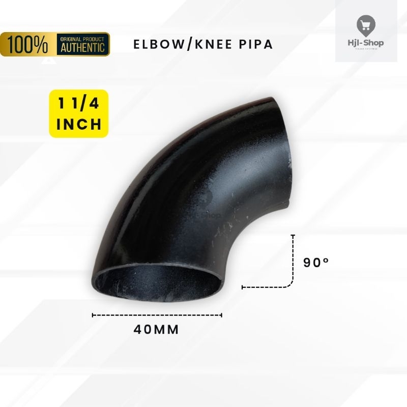 Jual Elbow besi pipa las 1 1/4 inch - elbo atau knee | Shopee Indonesia