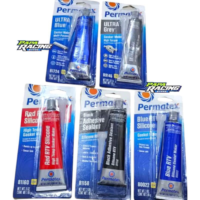 Jual Lem Permatex blue permatex RED RTV SILICONE LEM GASKET 85gram ...