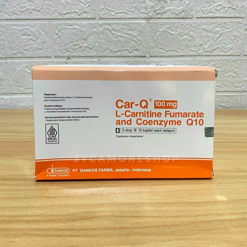 Jual Car-Q 100 mg Suplemen Kesehatan Jantung / Antioksidan (Kemasan ...