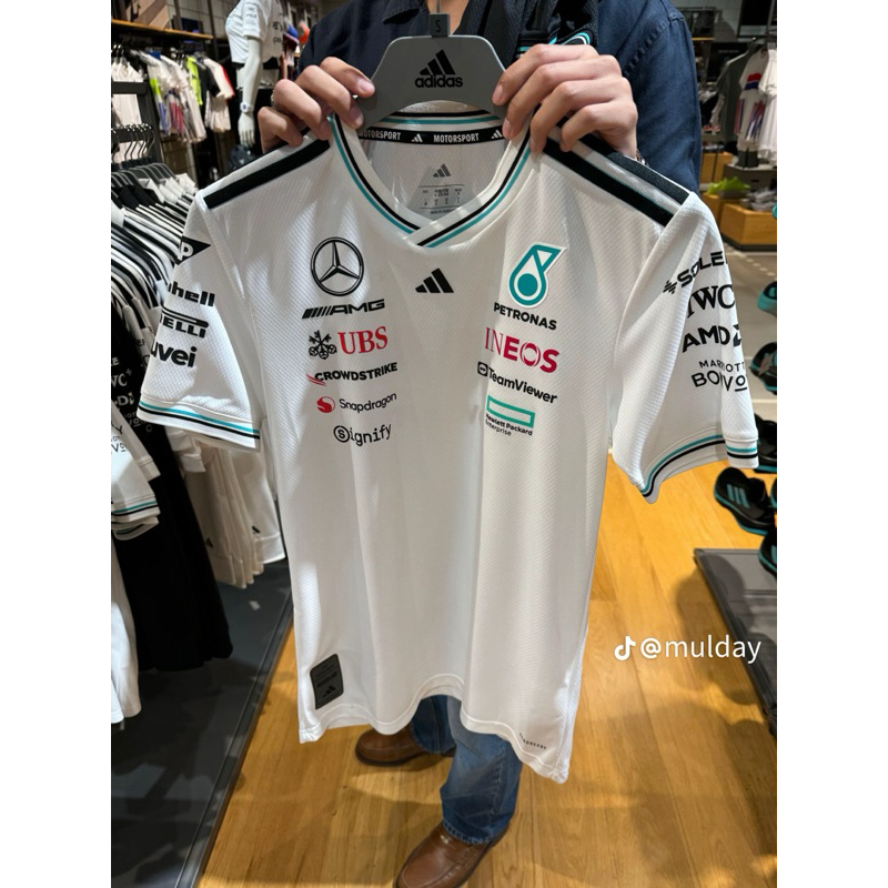 Jual MERCEDES - AMG PETRONAS FOEMULA ONE F1 TEAM DRIVER JERSEY ADIDONG ...