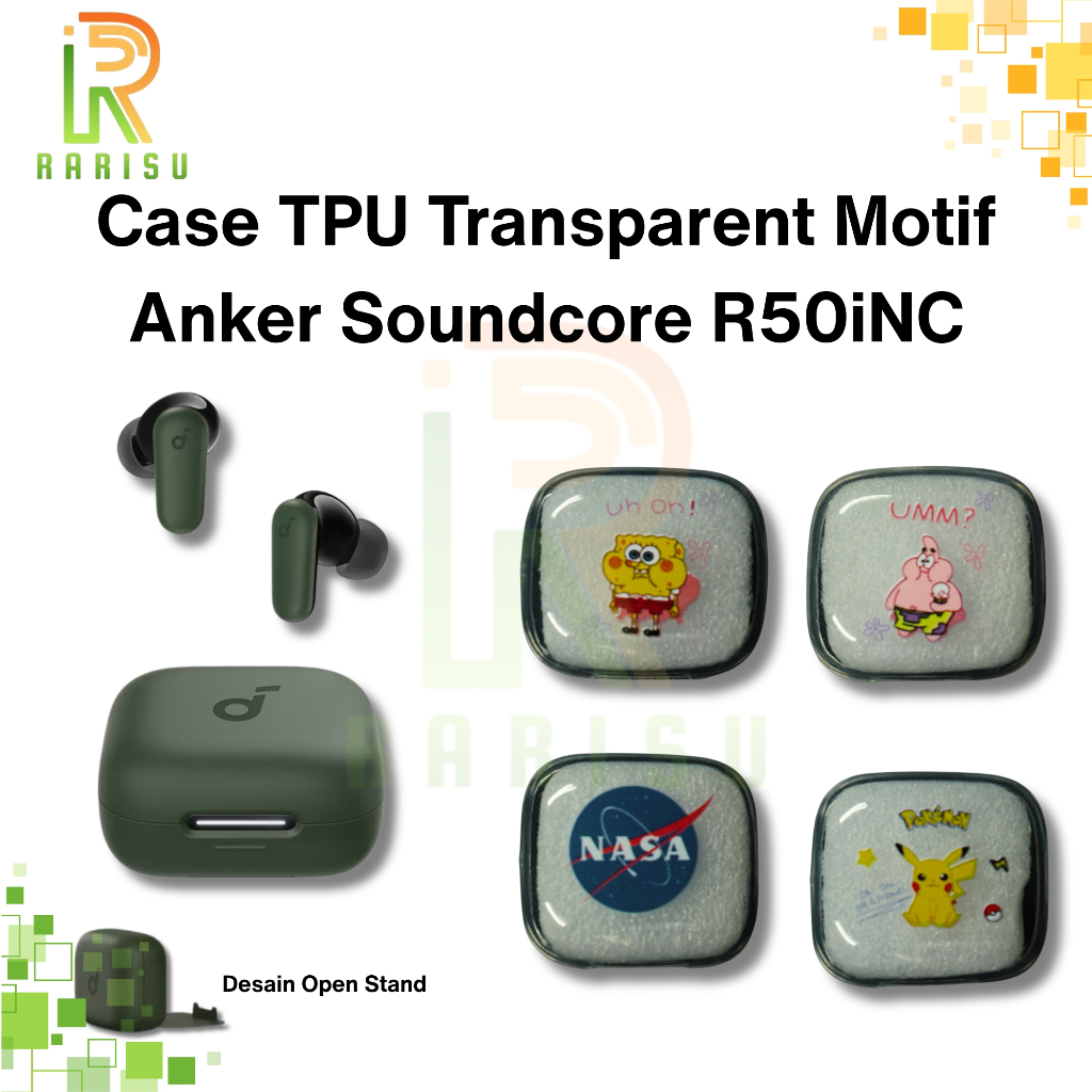 Jual Case Casing Cover TPU Transparent Motif Protective Anker Soundcore ...