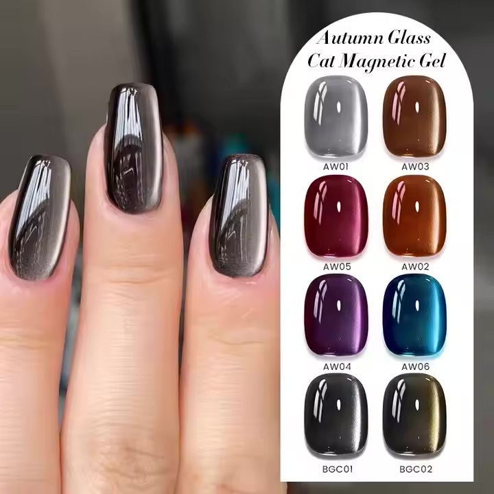 Jual [KuuKuu]Born Pretty Cat Eye Autumn Series 10ML - Cat Eye Silky ...