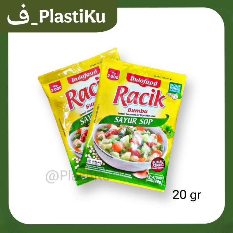 Jual Bumbu Racik Sayur Sop Indofood 1 Renceng (Isi 10 Sachet) 200 gram ...