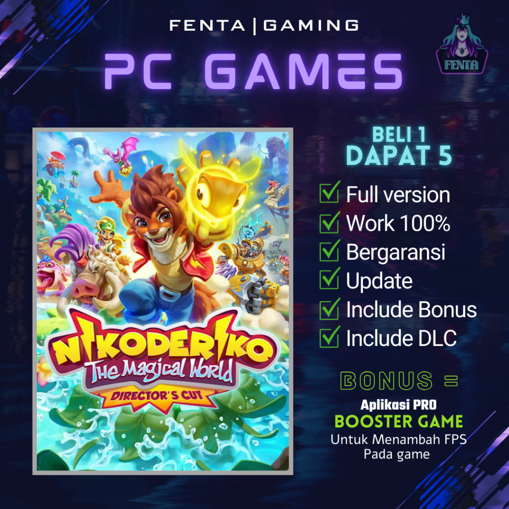 Jual NIKODERIKO THE MAGICAL WORLD DIRECTORS CUT - GAME PC - GAME LAPTOP ...