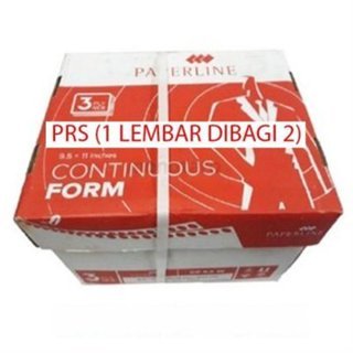 Jual Kertas CF Continuous Form Paperline Kecil 3 Ply Warna Perforasi ...