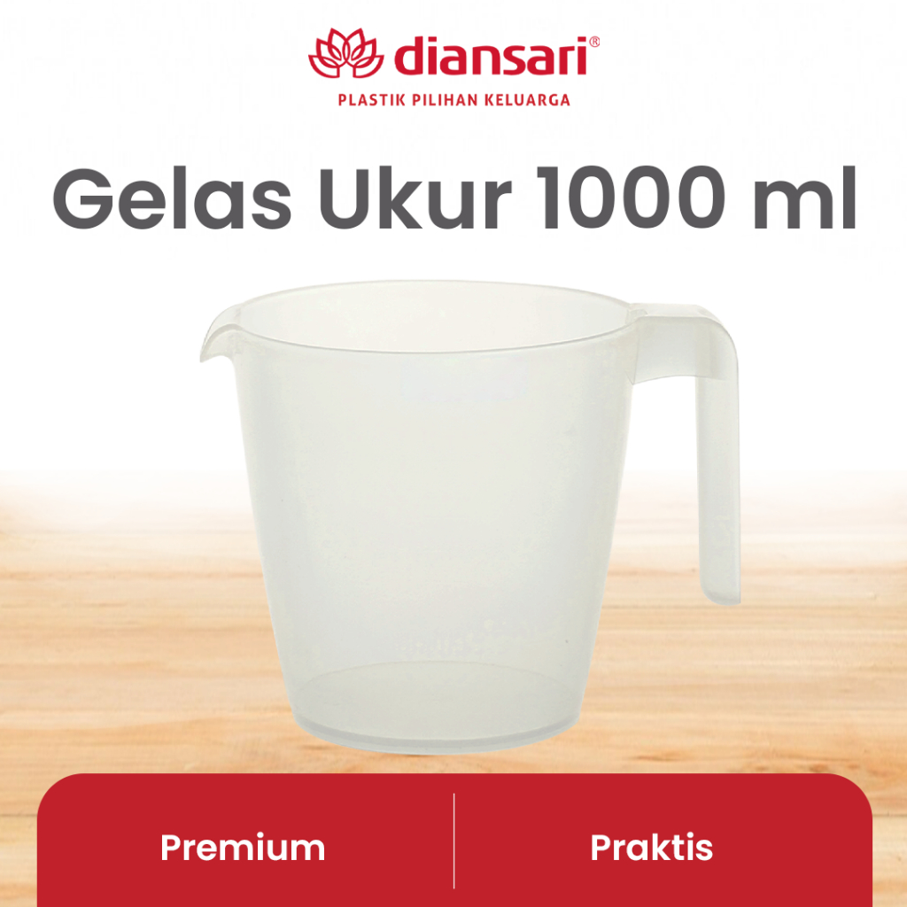 Jual DIANSARI - Gelas Ukur 1000 ml | Shopee Indonesia