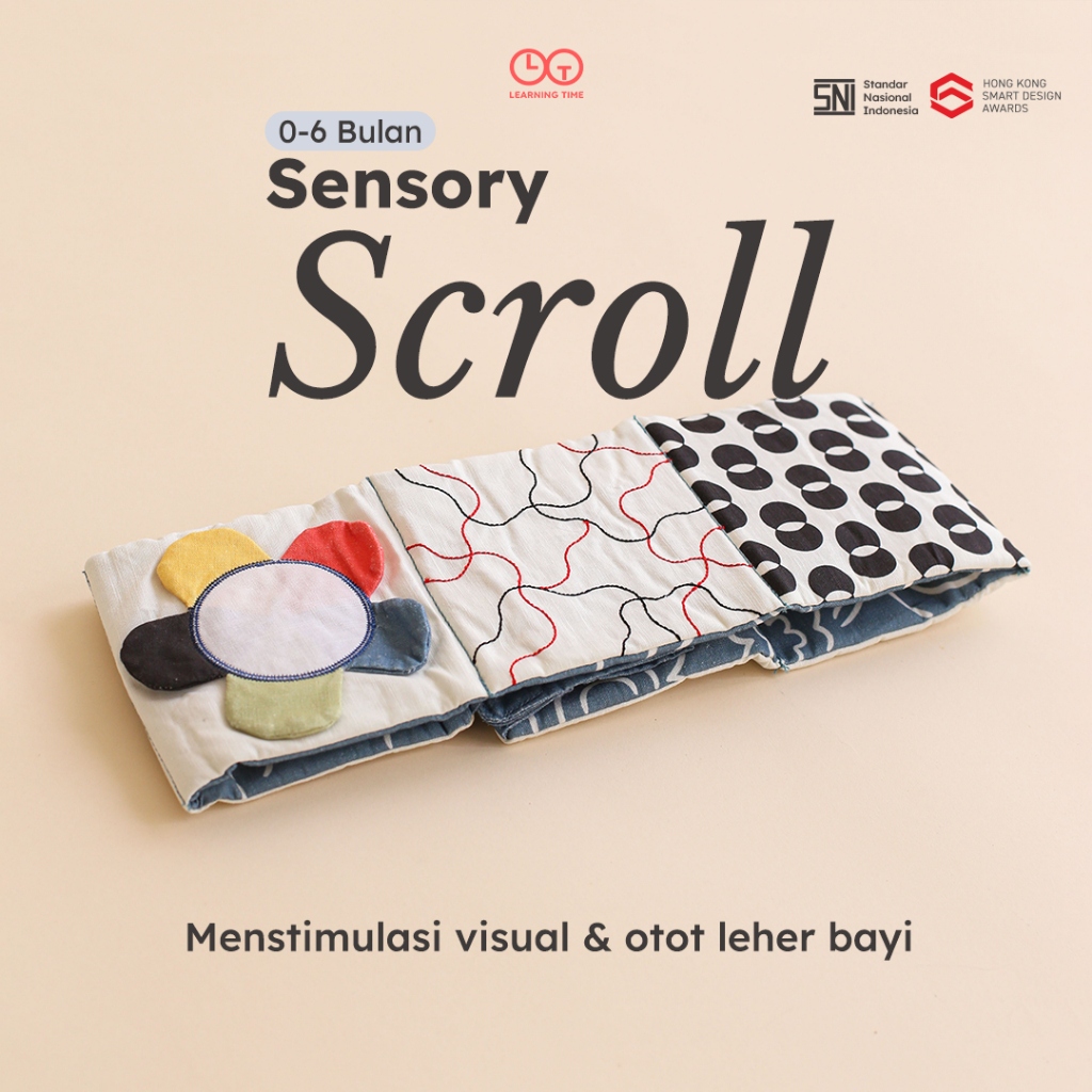 Jual Learning Time- Sensory Scroll - High Contrast Book / Buku Warna ...