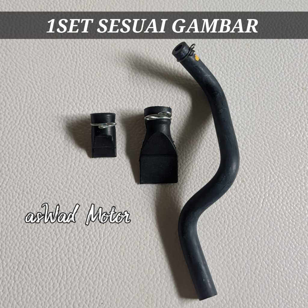 Jual 1Set Selang Pembuangan CVT Beat Fi Kasar / Selang Pernapasan ...