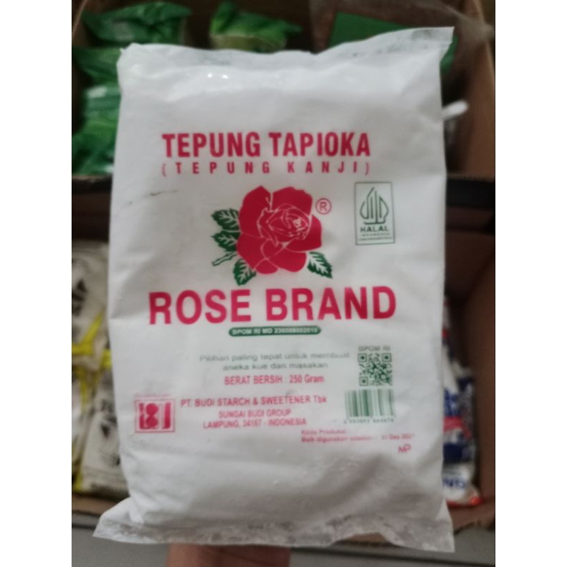 Jual Tepung Tapioka/Kanji Rose Brand 250 g | Shopee Indonesia