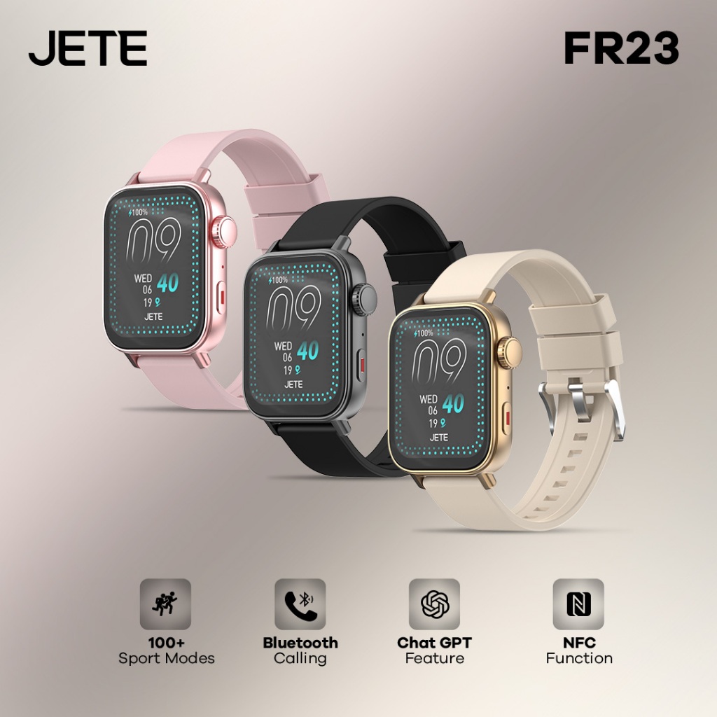 Jual JETE FR23 | Smartwatch Olahraga Lari 1,83Inch dengan ChatGPT dan ...