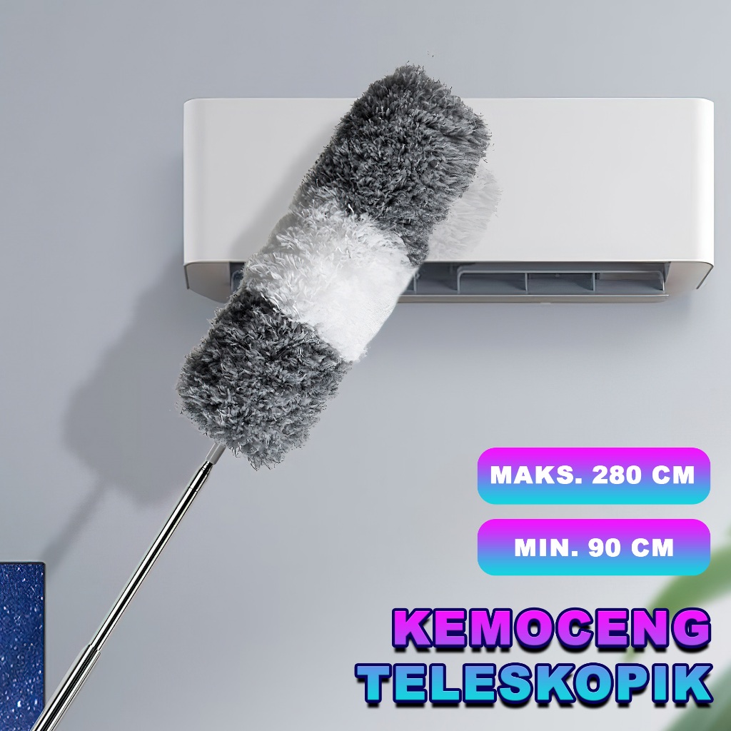 Jual Kemoceng Teleskopik Fleksibel Kemoceng Gagang Panjang Bisa Ditekuk ...