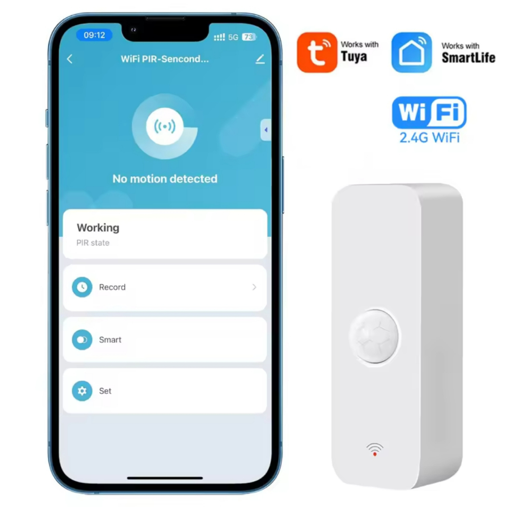 Jual Tuya WiFi PIR Motion Sensor Smart Home Human Body Infrared ...
