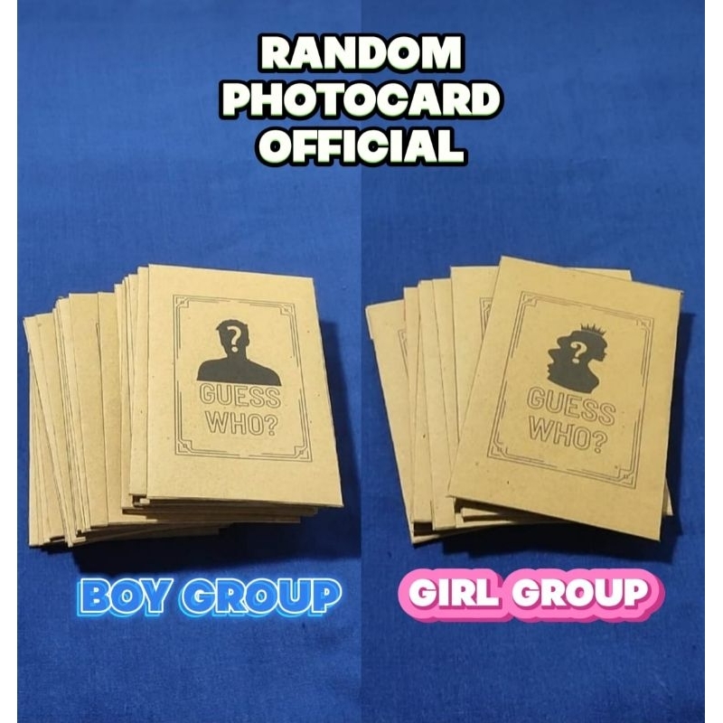 Jual RANDOM PHOTOCARD OFFICIAL BOY GROUP GIRL GROUP | Shopee Indonesia
