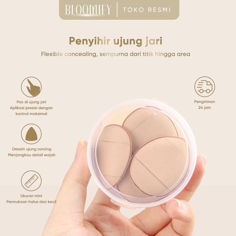 Jual BLOOMIFY Mini Drop Bedak Satu Jari Mini Bedak Alas Bedak Detail ...