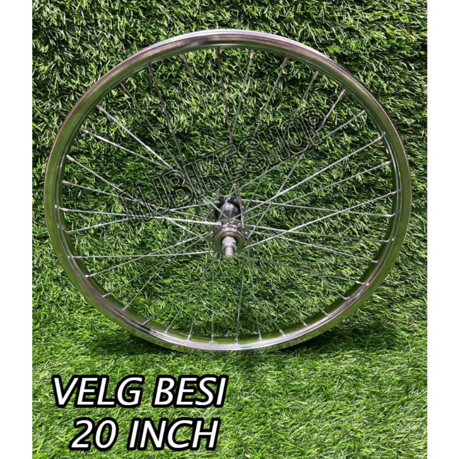 Jual VELG/RIM BESI SEPEDA UKURAN 20 INCH BMX DEPAN/ BELAKANG/SEPASANG ...