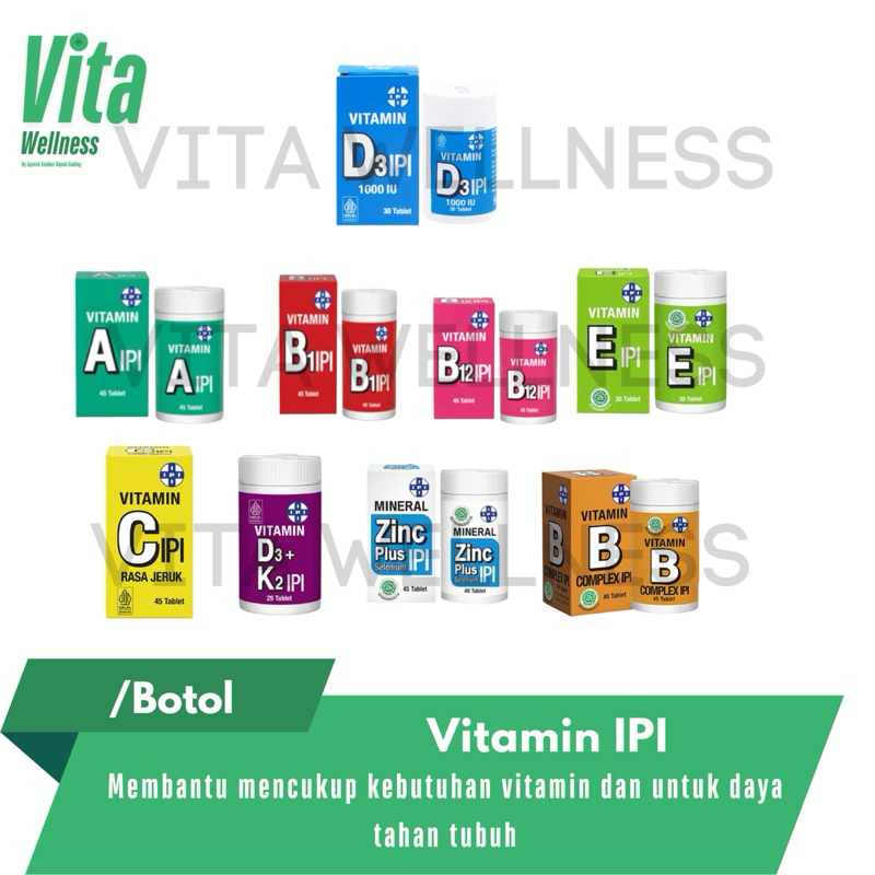 Jual Vitamin IPI All Variant - Suplemen Multivitamin | Shopee Indonesia