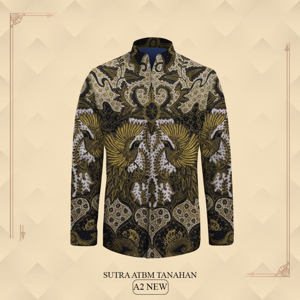 Jual Kemeja batik pria lengan panjang premium batik tulis sutera ...