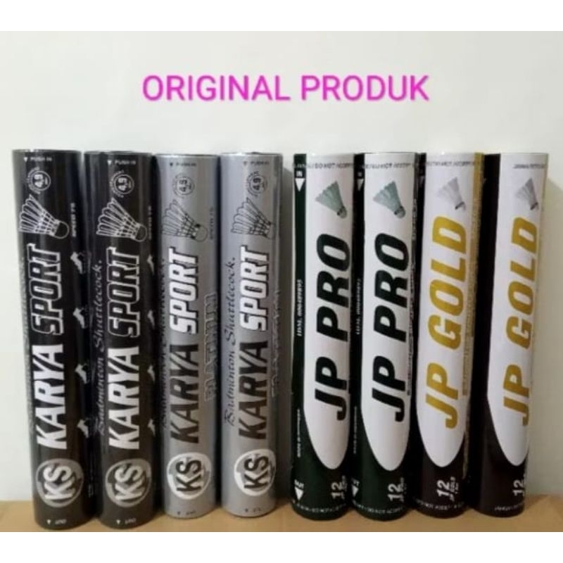 Jual shuttlecock jp gold new original kok bulu tangkis badminton ...