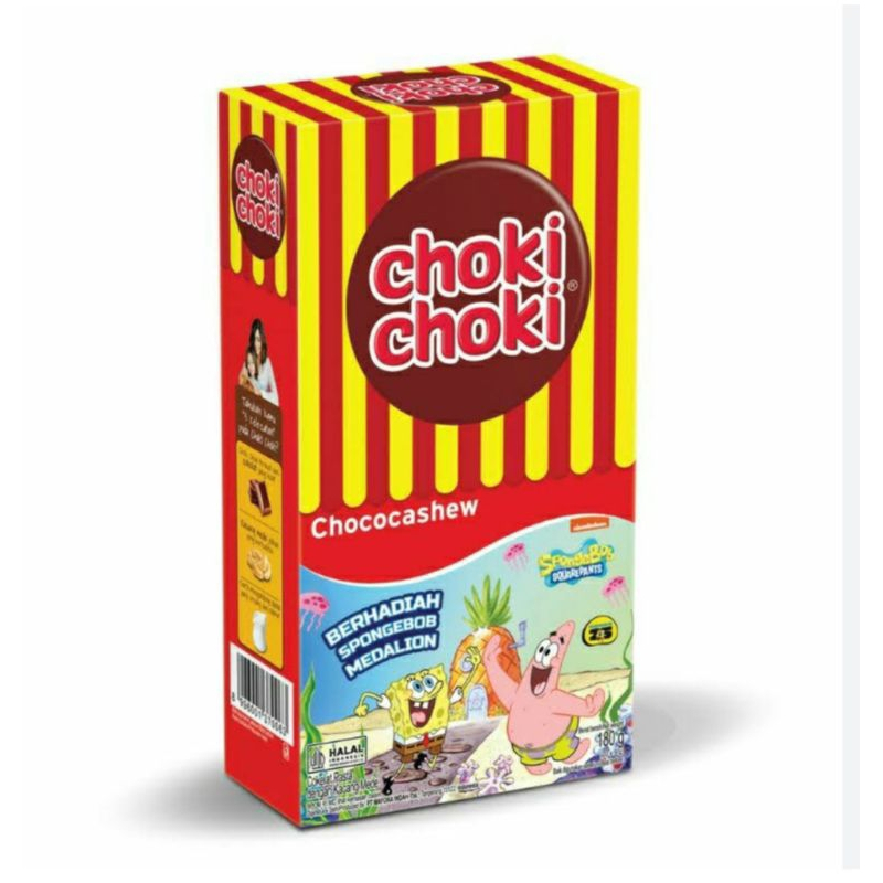 Jual Choki Choki Chococashew 180 gr - 1 Box isi 20 pcs | Shopee Indonesia