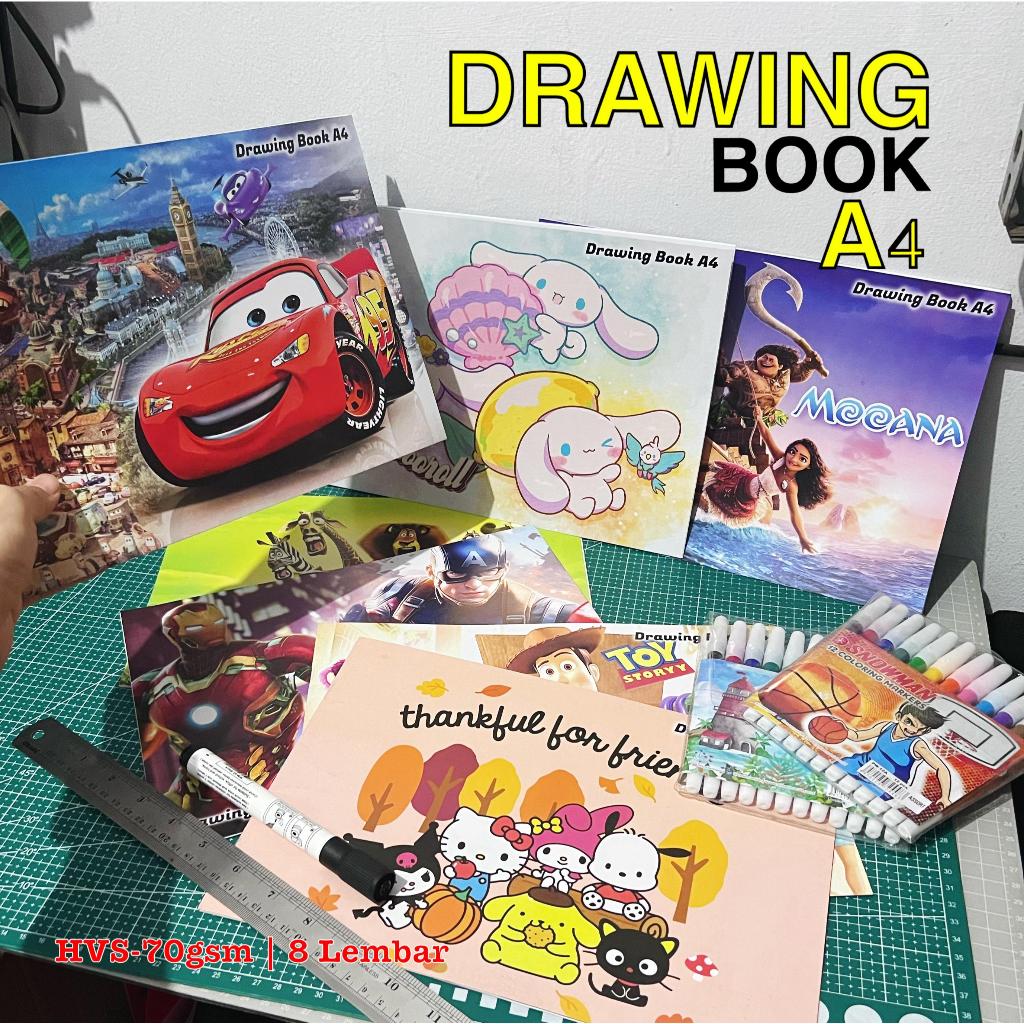 Jual BUKU GAMBAR ANAK (Drawing Book) | Buku Menggambar Fancy Cover ...
