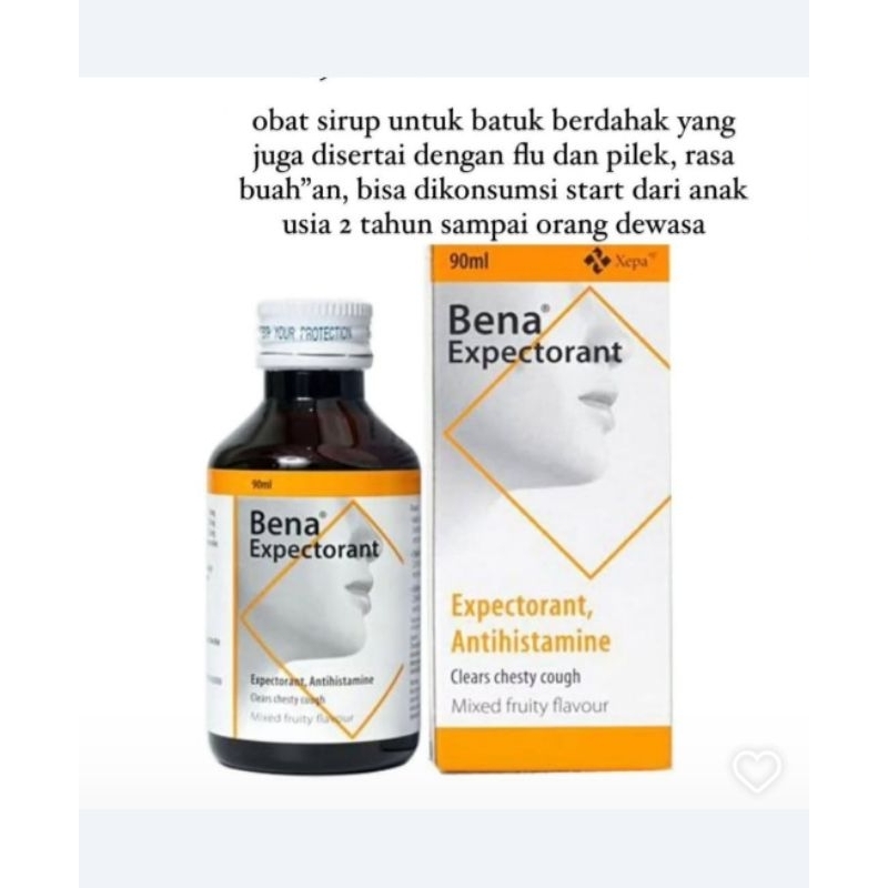Jual Bena Expectorant Sirup Batuk Pilek Anak | Shopee Indonesia