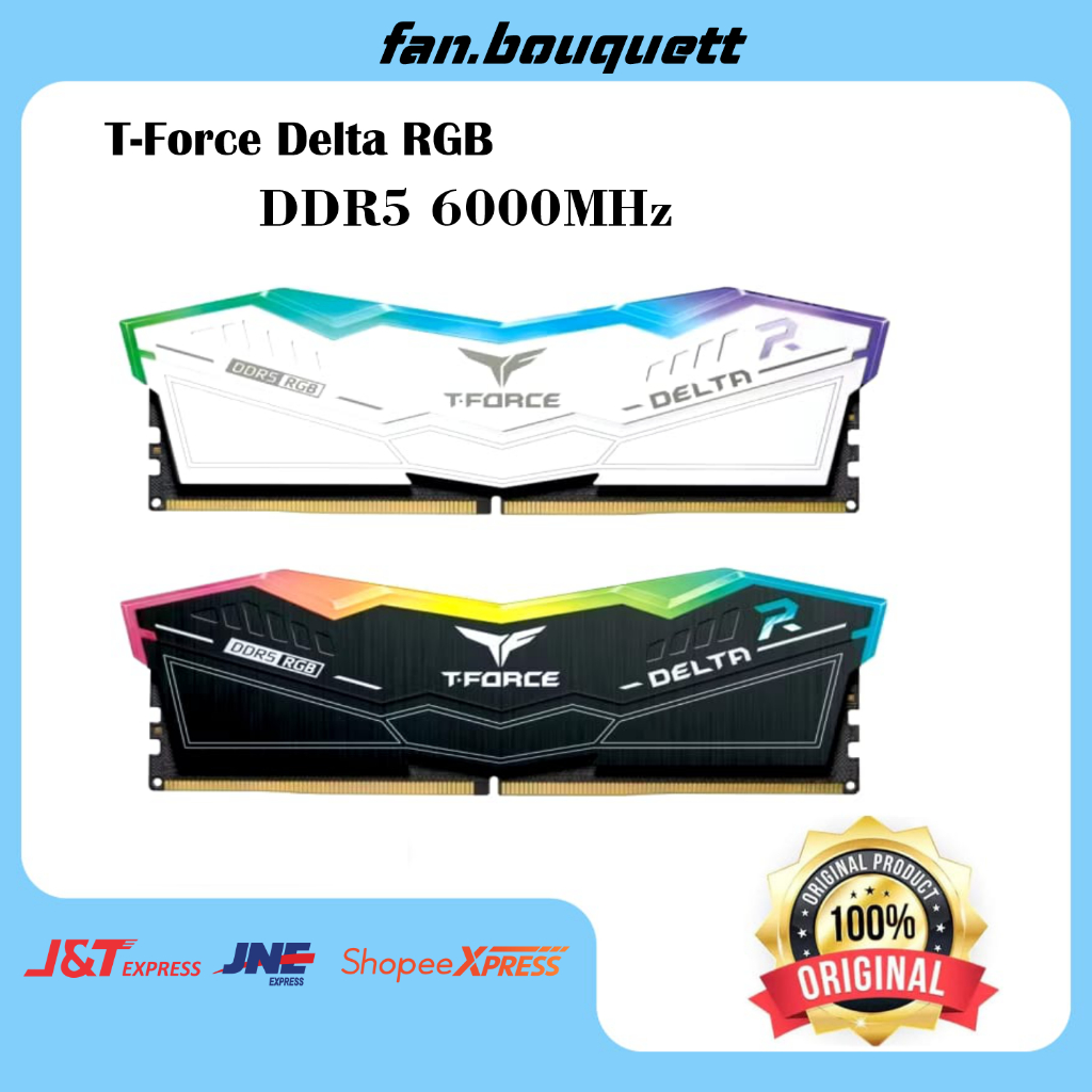 Jual Ram T-Force Delta RGB DDR5 16GB (2X8GB) 6000Mhz - RGB DDR5 16GB ...