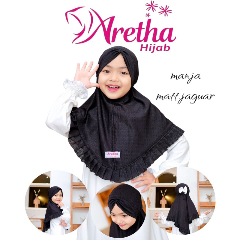 Jual ARETHA MANJA // KERUDUNG ANAK BERGO MANJA BY ARETHA HIJAB | Shopee Indonesia
