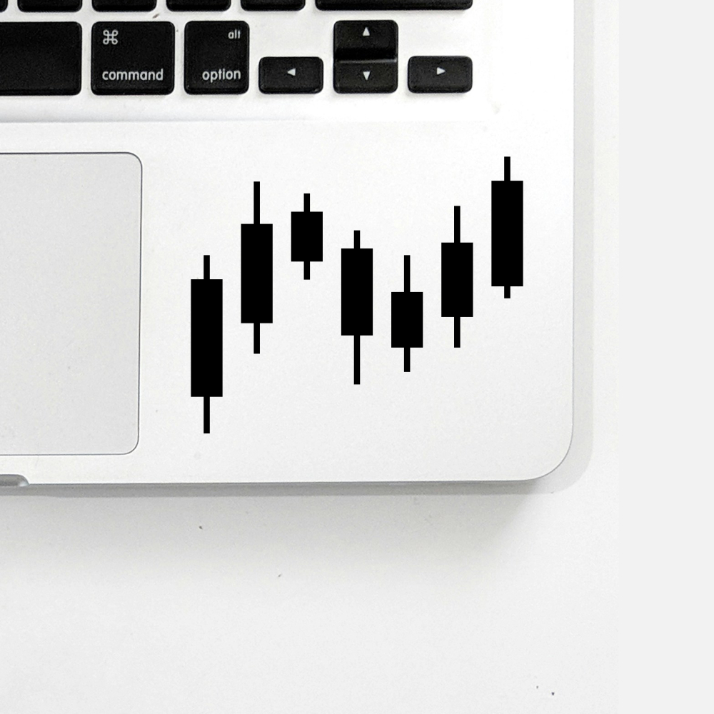 Jual Stiker Candlestick Chart - Market Trading - Laptop Macbook Sticker ...