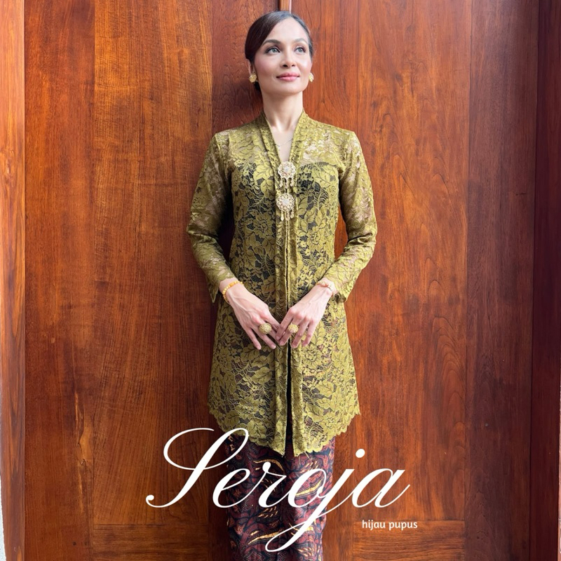 Jual KEBAYA BALI KARTINI PANJANG BROKAT SEROJA | KEBAYA PANJANG ...