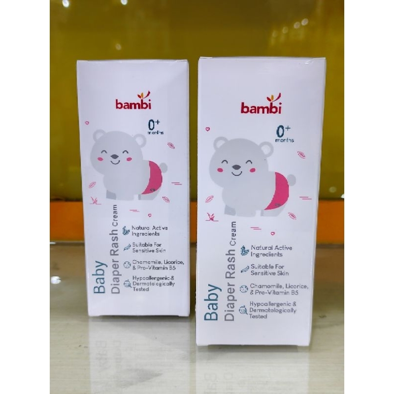 Jual Bambi Diaper Rash Cream / Cream Ruam Bayi | Shopee Indonesia