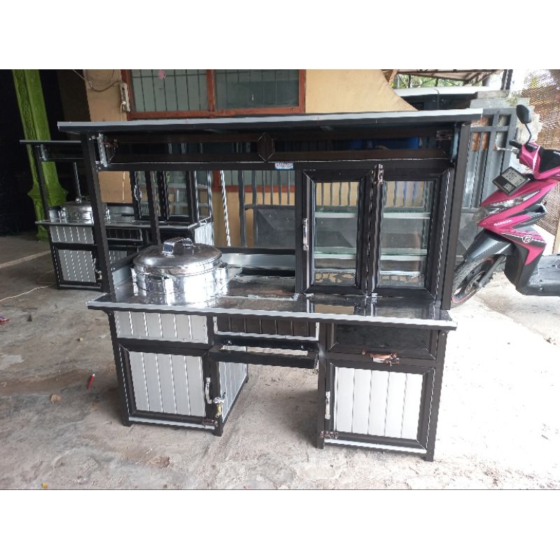Jual Gerobak Bakso motor alumunium keliling | Shopee Indonesia