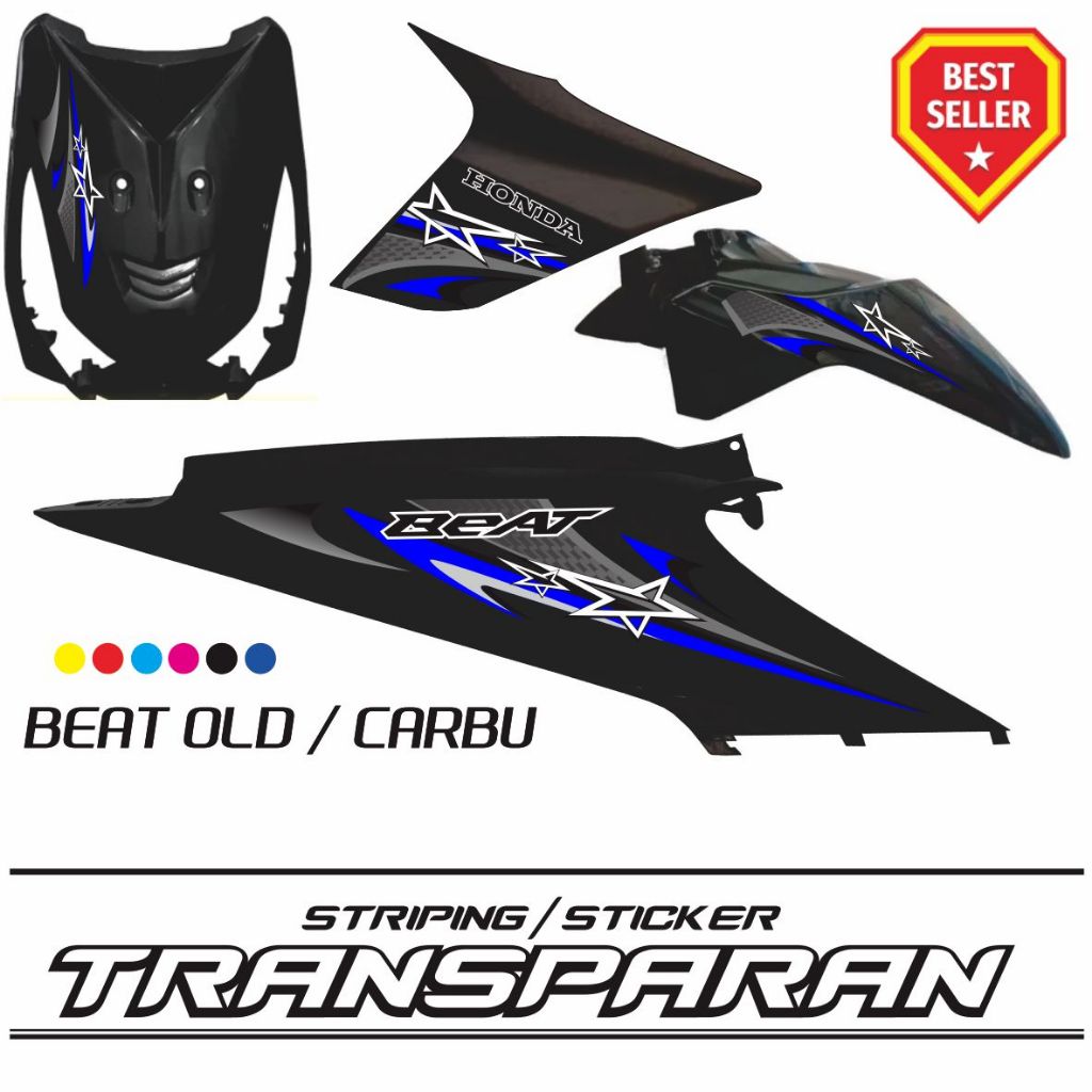 Jual STIKER STRIPING KEREN BEAT OLD BAHAN TRANSPARAN UV BENING | Shopee ...