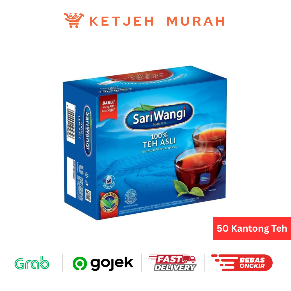 Jual Sari Wangi Teh Celup isi 50 Sachet Kantong Teh | Shopee Indonesia