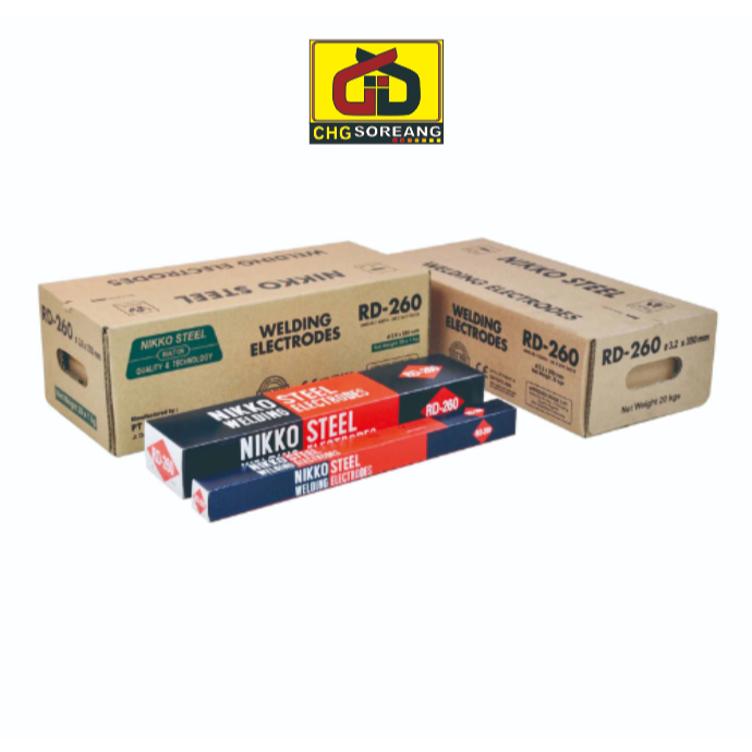 Jual KAWAT LAS NIKKO STEEL RD-260 / LAS ELEKTRODA | Shopee Indonesia