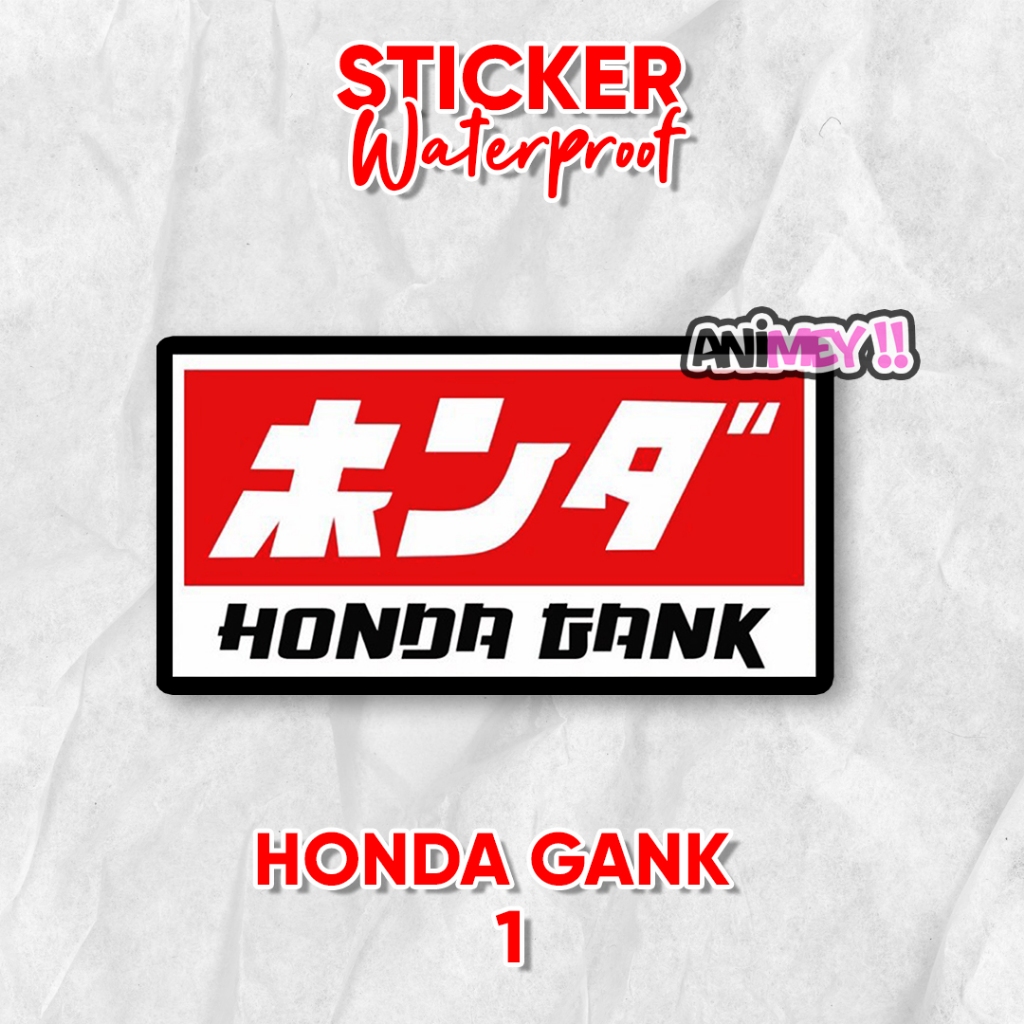 Jual Stiker Honda Gank Logo / Sticker Honda Gank Waterproof | Shopee ...