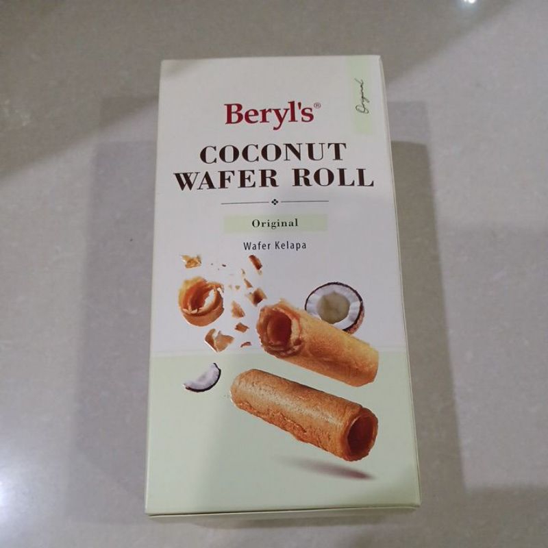 Jual Beryl's Coconut Wafer Roll Original 75 Gram | Shopee Indonesia