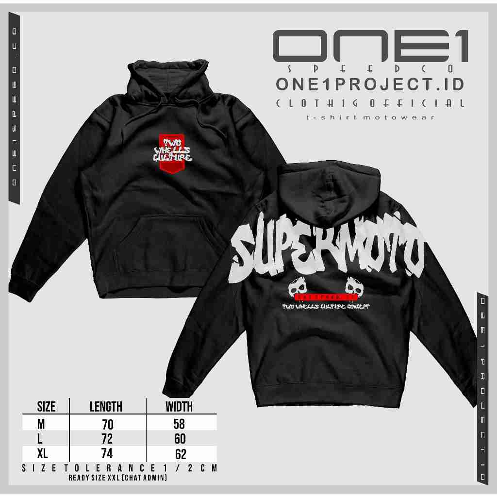 Jual Sweater Hoodie SUPERMOTO pullover font Mario bros exclusive ...