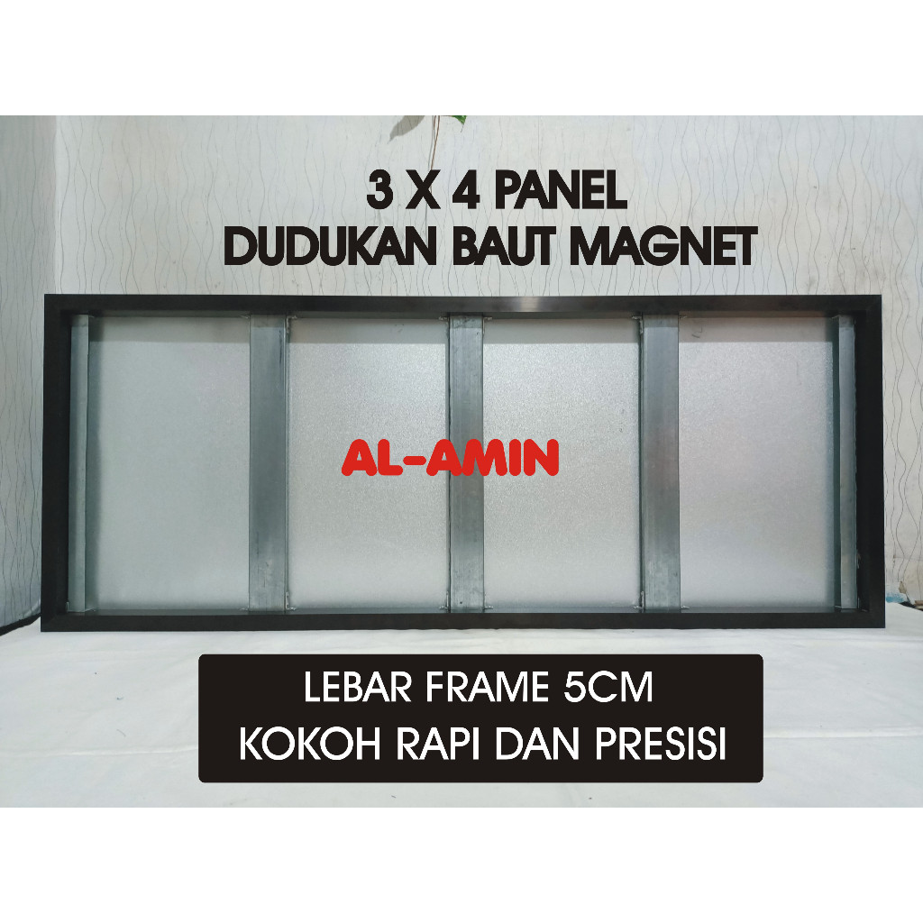 Jual FRAME RUNNING TEXT 128 X 48 DAN TUTUP BELAKANG UNTUK 12 PANEL ...