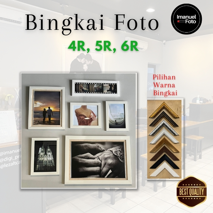 Jual Bingkai Foto Frame Photo 4R 5R | Shopee Indonesia