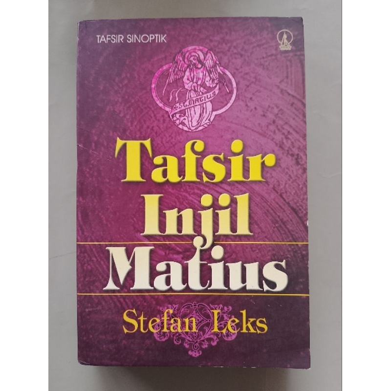 Jual BUKU ROHANI TAFSIR INJIL MATIUS original | Shopee Indonesia