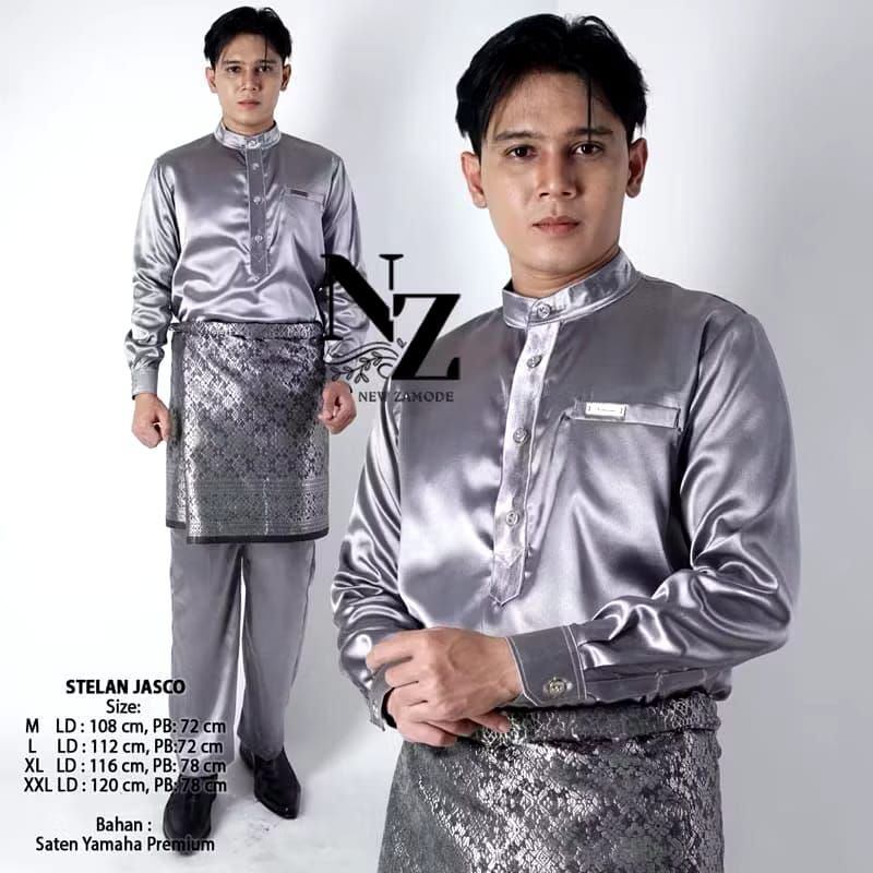 Jual NEW SET TELUK BELANGA PRIA KEKINIAN//STELAN ADAT MELAYU PRIA ...