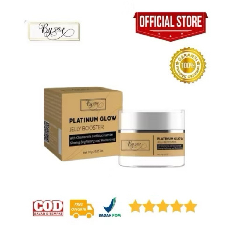 Jual Byzoe Booster Glowing Mousturizer Melindungi kulit dari radikal bebas Platinum Glow Jelly ...