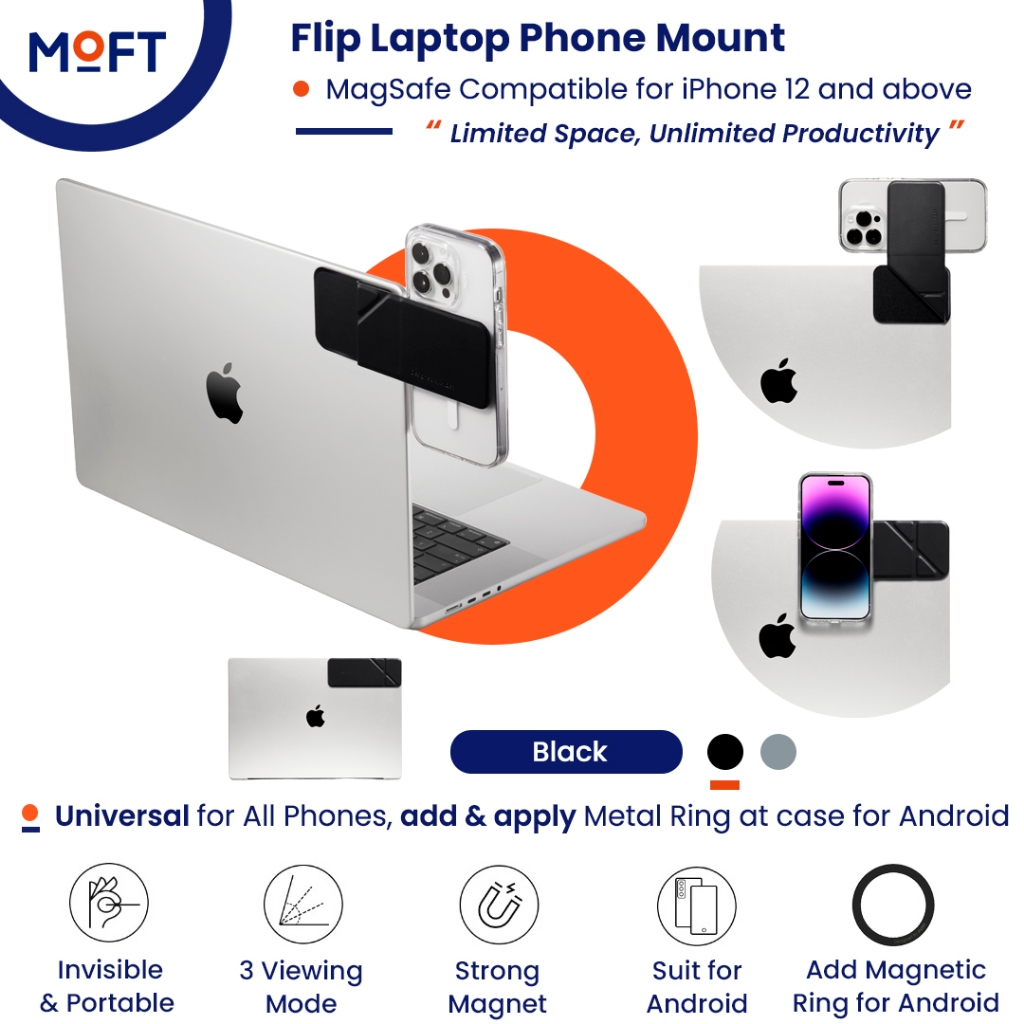 Jual MOFT Flip Laptop Phone Mount | Shopee Indonesia