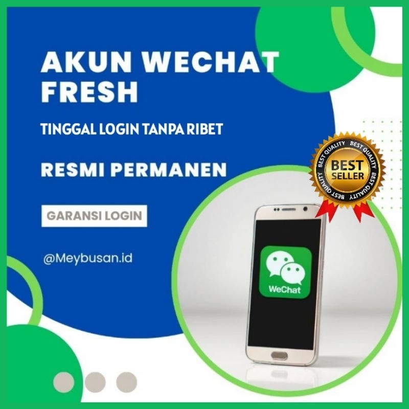 Jual Akun Wechat Resmi Permanen | Shopee Indonesia