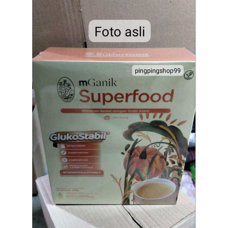 Jual Mganik multigrain superfood 1 box isi 20 sachet - superfood untuk ...